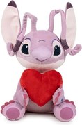 Plyšák Lilo & Stitch - Angel sitting with Heart 30 cm (se zvukem)