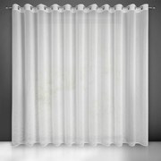ZÁCLONA NA KROUŽCÍCH LUNA 300 CM X 250 CM CM BÍLÁ