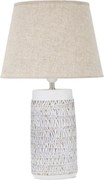 Béžová stolní lampa s textilním stínidlem (výška 60,5 cm) Nairobi – Mauro Ferretti