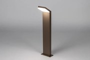 Sloupkové venkovní LED svítidlo Malaga Brown