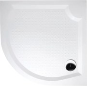 Gelco Gelco, VIVA90 sprchová vanička z litého mramoru, čtvrtkruh, 90x90x4cm, R550, GV559