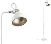 Paulmann 78483 Juna, bílá stojací lampa z kovu, 1xE14, výška 158cm