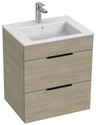 Jika Cube - Skříňka s umyvadlem 55x43x61 cm, jasan H4536121765141
