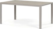 Zahradní stůl WOOD - béžový polywood / béžová kovová konstrukce
