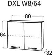 KUCHYŇSKÁ SKŘÍŇKA DXL W8/64
