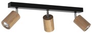 Spot-Light 3913174 - LED Stropní bodové svítidlo MATTI 3xGU10/5W/230V dub 3913174