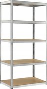 Fistar Regál 180x120x60 cm kovový zinkovaný 5-policový, nosnost 600 kg