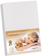 Prostěradlo bellatex jersey s elastanem - 90 x 200 cm - bílá