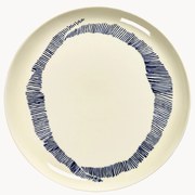 Mělké talíře's reaktivní glazurou Feast, 2 ks
