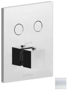 Paffoni Compact Box - Termostatická baterie pod omítku, pro 2 spotřebiče, matná bílá CPT518BO