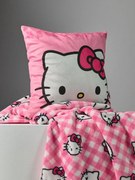 Sinsay - Povlak na polštář Hello Kitty - pastelová růžová