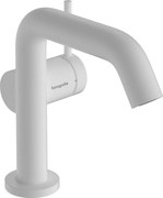 Hansgrohe Tecturis S, páková umyvadlová baterie 110 Fine CoolStart EcoSmart+ s odtokovou soupravou, bílá matná, HAN-73323700
