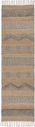 Behúň Jubilant Medina Jute Natural/Grey, 60x230, béžová, obývacia izba, Flair Rugs