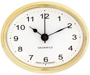 MPM Vestavné hodiny 80x65 mm - zlaté, arabské číslice 550/4130-02 E22.4777.006903