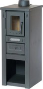 Krbová kamna Lava Basic Glass, 6 kW, vytápěcí schopnost: 20–30 m³, litinová