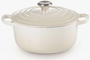 Le Creuset Signature - Pekáč kruhový s poklicí, objem 3,3 l, meringue 21177227164430