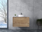 Genova Sonoma Koupelnová skříňka s umyvadlem 80 cm