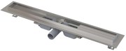 Alca Odtokové žlaby - Sprchový žlab Professional Low 30 cm, s okrajem pro plný rošt, nerez APZ106-300