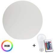 Exteriérové svítidlo Globo + LED žárovka E27 RGB 10w + dálkové ovládání, (fi 60cm)