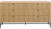 Komoda v dekoru dubu v přírodní barvě 158x80x40 cm Albany – Actona