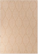 NORTHRUGS, Kusový koberec Duet Liora 106247 Beige/White - na ven i na doma, 120x170, béžová, chodba / předsíň