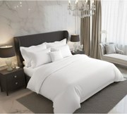 Saténové povlečení LUXURY COLLECTION bílé - 1x 140/200, 1x 70/90cm