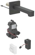 Geberit Brenta - Elektronická umyvadlová baterie pod omítku, síťové napájení, easy to clean, matná černá 116.272.14.1