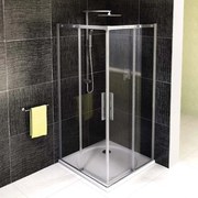 Polysan Polysan, ALTIS LINE čtvercová sprchová zástěna 1000x1000 mm, rohový vstup, čiré sklo, AL1510CAL1510C