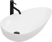 Rea Greta75 umyvadlo, 77 x 43 cm, bílá, REA-U1500