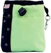 Pamlskovník softshell Splendor 15x15 srdíčko-zelená