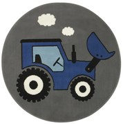 Dětský koberec Luna Kids 534457/94911 Traktor, modrý