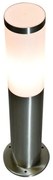 Venkovní lampa LIVIA 1xE27/10W/230V 45 cm IP44 stříbrná