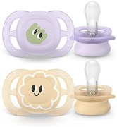 PHILIPS AVENT Šidítko Ultrastart obrázek 0-2m 2 ks Philips Avent Dívka