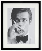 Zarámovaný digitální tisk James Bond Drinking