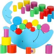 Creative Corner Montessori dřevěná balanční arkádová hra Měsíc