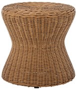Kulatý zahradní odkládací stolek z umělého ratanu ø 53 cm Roccas – Bloomingville