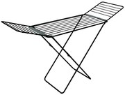Erga Model 203, sušák na prádlo 178x55x106 cm, černá, ERG-SEP-10SUSST203BLA