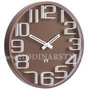 Designové nástěnné hodiny Future Time FT8010BR Numbers 30cm