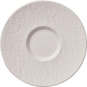 Villeroy & Boch Manufacture Rock Blanc podšálek k šálku na bílou kávu, Ø 17 cm 10-4240-1220