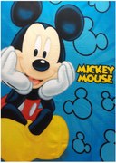 Dětská fleecová deka Mickey Mouse - Disney - polar fleece s gramáží 170 gr./m2 - 100 x 140 cm