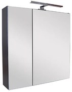 Comodo Zrcadlová skříňka závěsná s LED osvětlením Naturo 60 ZS