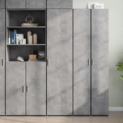 Skříň highboard betonově šedá 45x42,5x185 cm kompozitní dřevo
