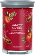 Yankee Candle vonná svíčka Tumbler ve skle velká Red Apple Wreath 567g