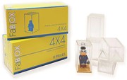 Fabiox sběratelský box na lego minifigurky - 4x4 - 8ks