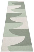 Zelený vnitřní a venkovní běhoun 70x270 cm Hill Army Misty Mint – Pappelina