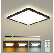 Brilagi - LED Stmívatelné svítidlo ULTRA SLIM LED/18W/230V 30x30 cm černá + DO