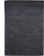 Asra, Ručně všívaný kusový koberec Asra wool černá, 60x110, černá, ložnice