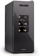 Klarstein Silent Vino 12 Uno Slim, vinotéka, 31 l/12 lahví, 8-18 °C, dotykový displej
