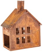 Kovový svícen Rustik House, 9,5 x 9,5 x 13 cm, 13 cm