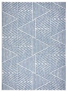 Koberec COLOR 47176360 SISAL řádky, trojúhelníky, cikcak béžový / mod
